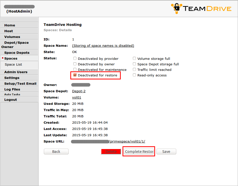 Backups And Monitoring — Teamdrive Host Server 4 0 4 0 Documentation